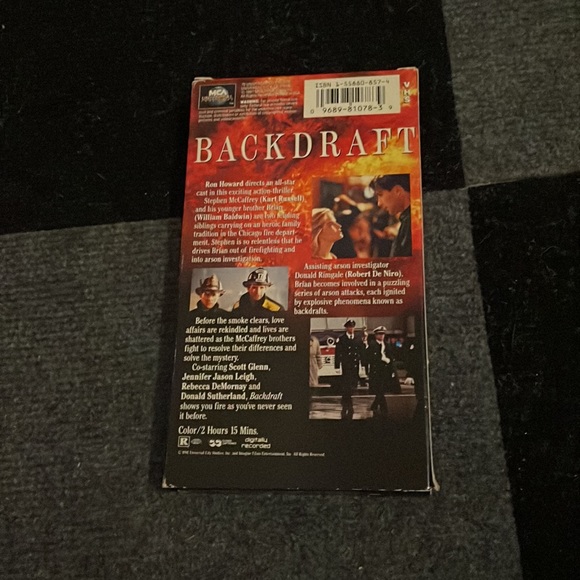 Cameras, Photo & Video | Backdraft Vhs Tape | Poshmark